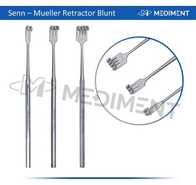 3 Pcs Senn Muller Retractor 6.25" Blunt Surgical Veterinary Instruments ...