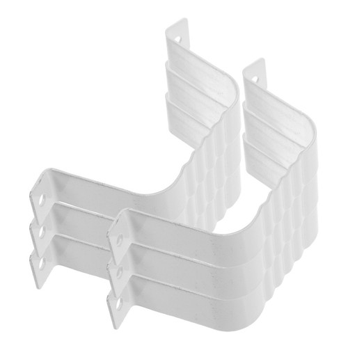 Gutter Pipe Clip Downspout Clips to Hold up Hidden Bracket Aluminum ...
