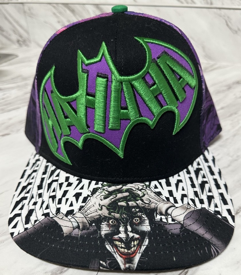 DC Comics Batman Joker HAHAHA SnapBack Hat NWT | eBay