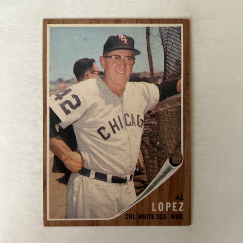 1962 Topps Baseball Al Lopez Chicago White Sox Card #286 | eBay