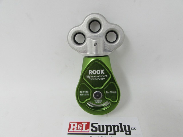 Notch 34201 Rook Triple Attachment Swivel Pulley Green for sale online ...
