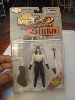 Ultimate Soldier Stuka Pilot & Gunner 1/18 Scale 🐉 LOOK FREE SHIPPING ...
