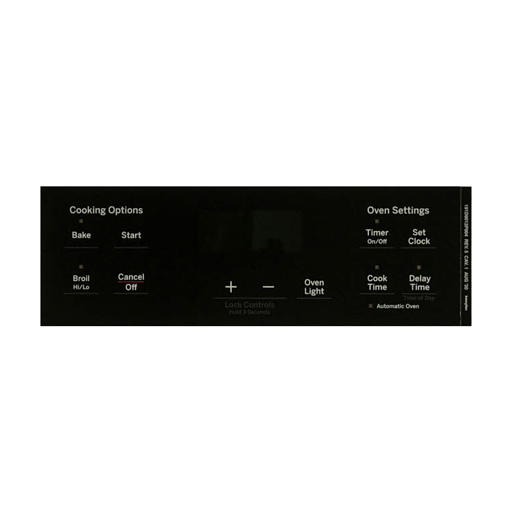 Genuine GE WB07X26634 Range Faceplate Graphics (Bk) | eBay