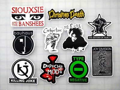 Goth / Gothic Vinyl Sticker Lot (10 Stickers) SET 1 | eBay