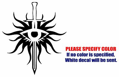 Dragon Age Inquisition Symbol Funny Vinyl Decal Sticker Car Window ...