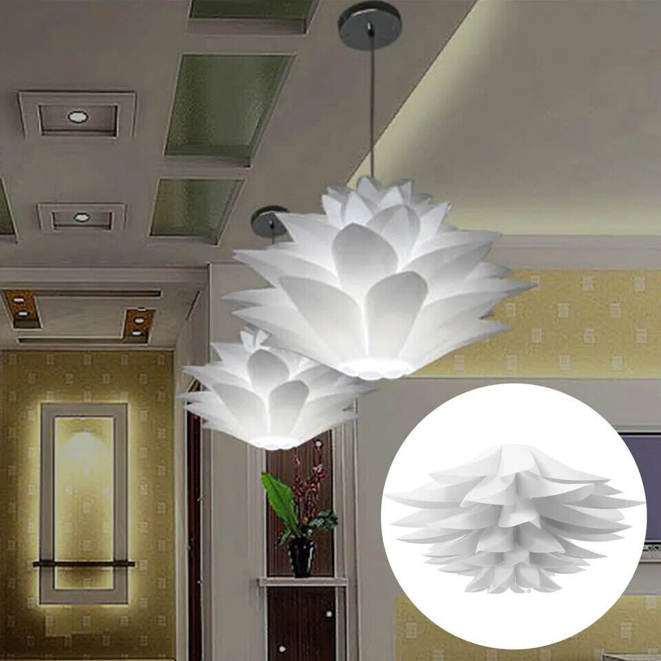 Modern Lotus Flower Ceiling Light Shade Pendant Lampshade Chandelier ...