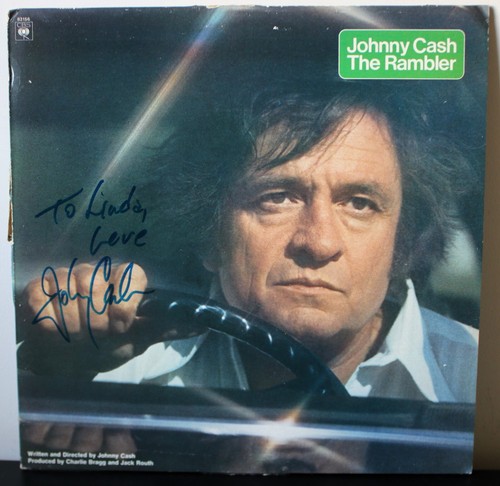 Johnny Cash ~ Signed Autographed The Rambler Vinyl LP ALbum ~ JSA LOA ...
