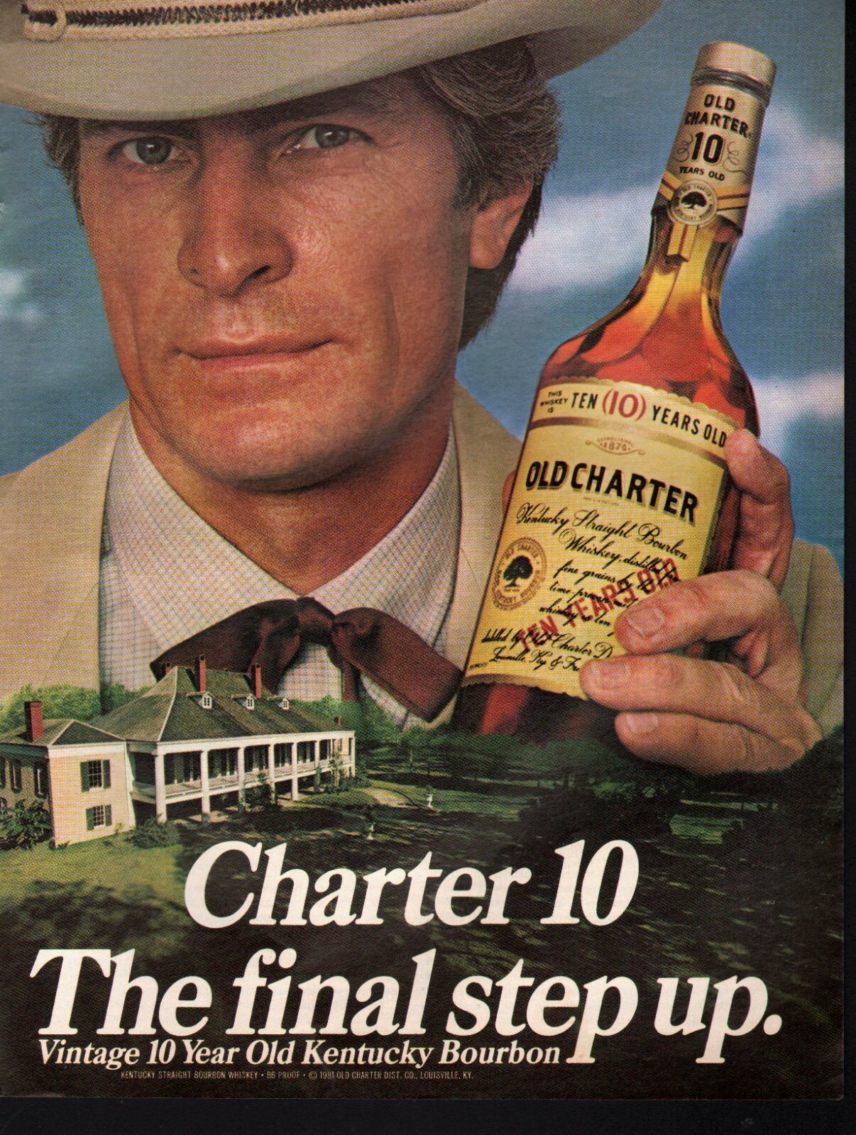 1981 Vintage Old Charter Kentucky Bourbon retro alcoholic beverage 01 ...