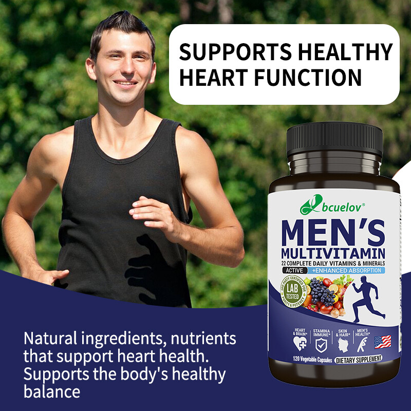 Multi Vitamin for Men Capsules Mens Prostate Multivitamin Multimineral ...
