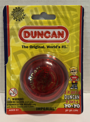 Duncan Imperial RED Yo Yo Original Classic Series YoYo Boys Girls Toy 6 ...