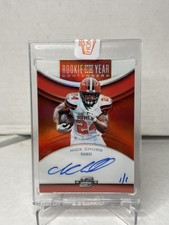 Nick Chubb Football Trading Card Checklist