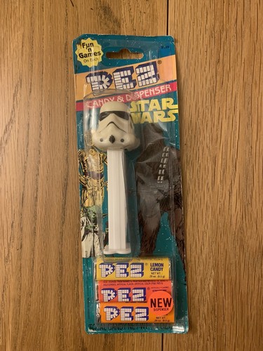 PEZ Dispenser Star Wars 1997 Original Package Cardboard Backing w/Candy ...