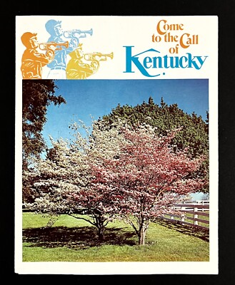 1976 Call Of Kentucky Recreation Vintage Travel Tourist Brochure ...