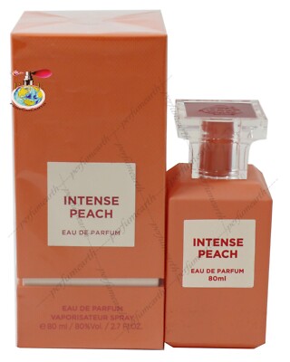 Intense Peach by Fragrance World 2.7 oz/80 ml Edp Spray For Unisex New ...