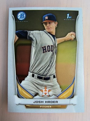 JOSH HADER Rookie Prospect Card 2014 Bowman Chrome 1st Bowman | eBay