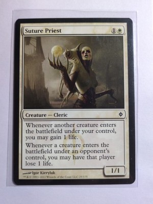 Magic The Gathering - Suture Priest - New Phyrexia (#25/175) Reg NM | eBay