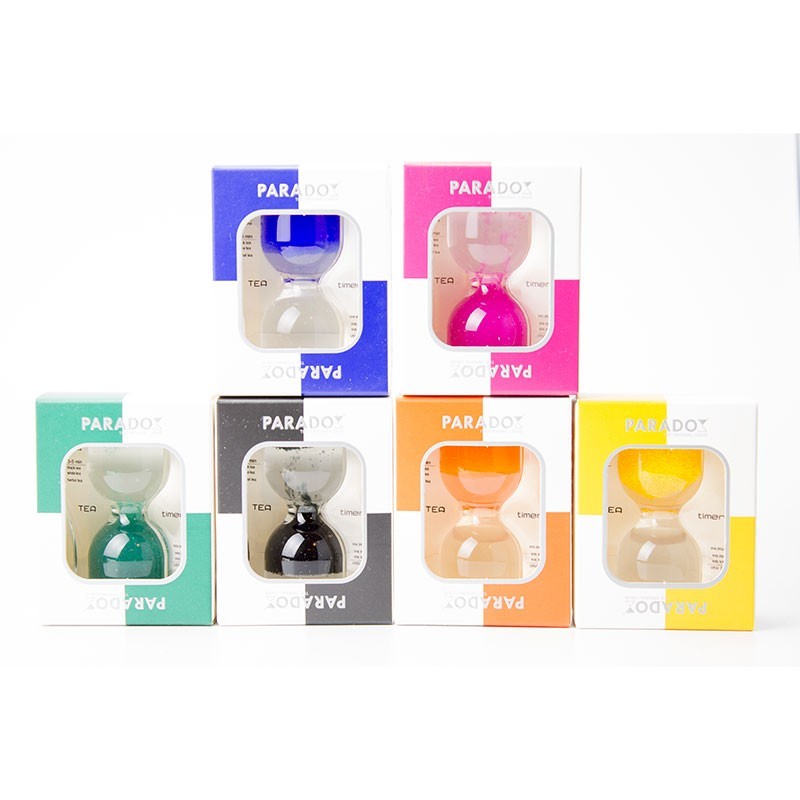Paradox 5 Minute Tea Timer / Hourglass - Sand Flows from Bottom to Top ...