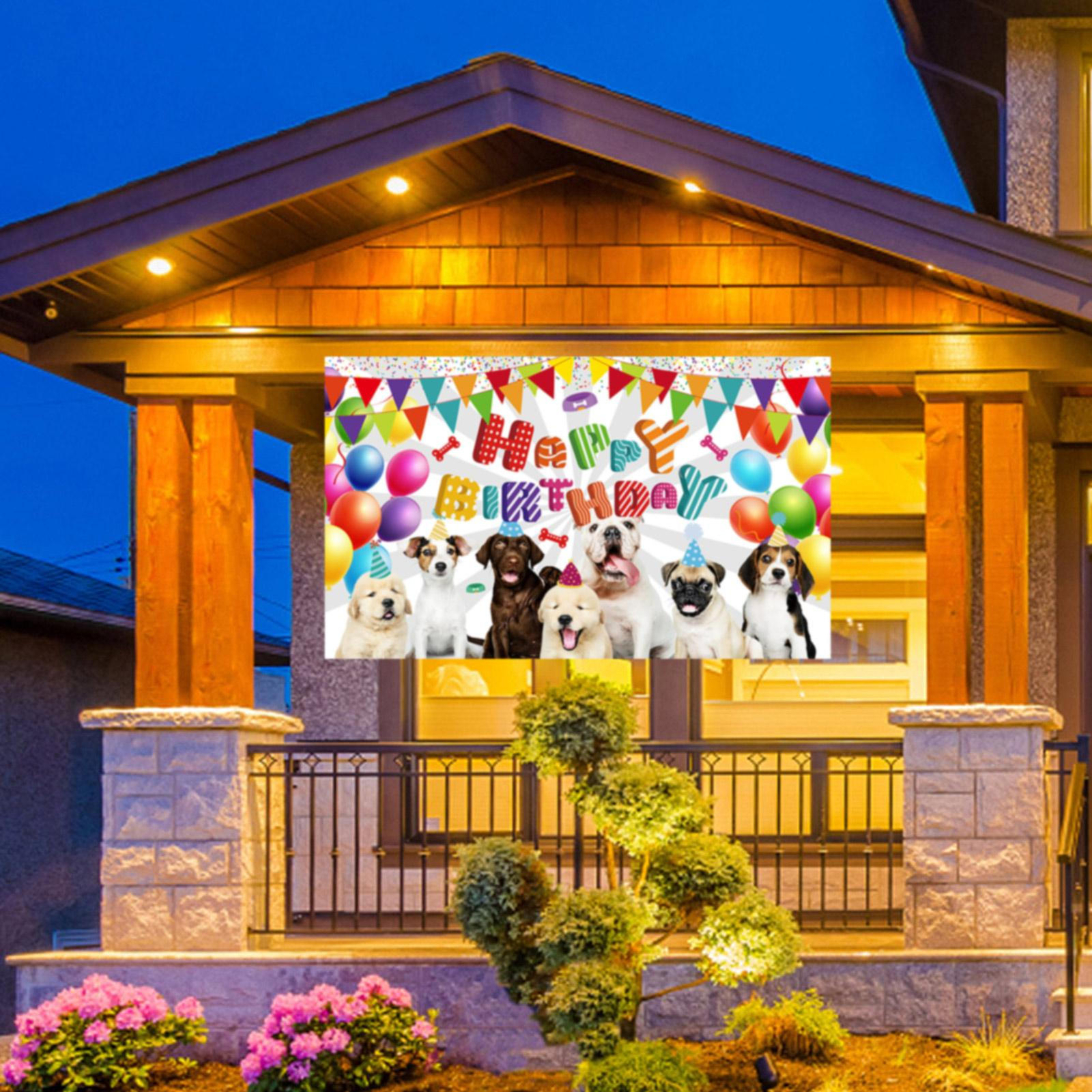 Dog Backdrop for Birthday Party Photography Background Party reasonable ...