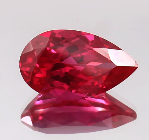 AAA Natural Mozambique Blood Red Ruby Loose Pear Gemstone Cut Ruby ...