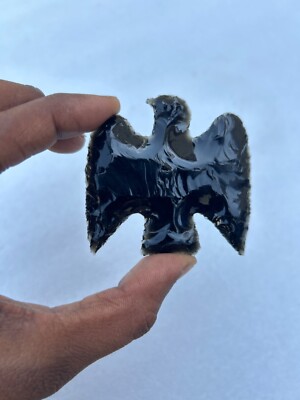 Black Obsidian Eagle Bird Handmade Methaphysical Obsidian Birds 75-80 MM | eBay