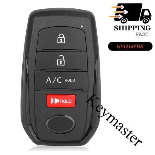 for 2023 2024 Toyota BZ4X 4 Button Keyless Remote Key Fob 8990H-42510 ...