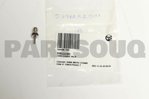 9781222301 Genuine Hyundai / KIA CORE-CHARGE VALVE | eBay