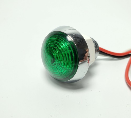 1-1/4" Dual Function Green LED Marker Light Vintage/Classic Mini Moon ...