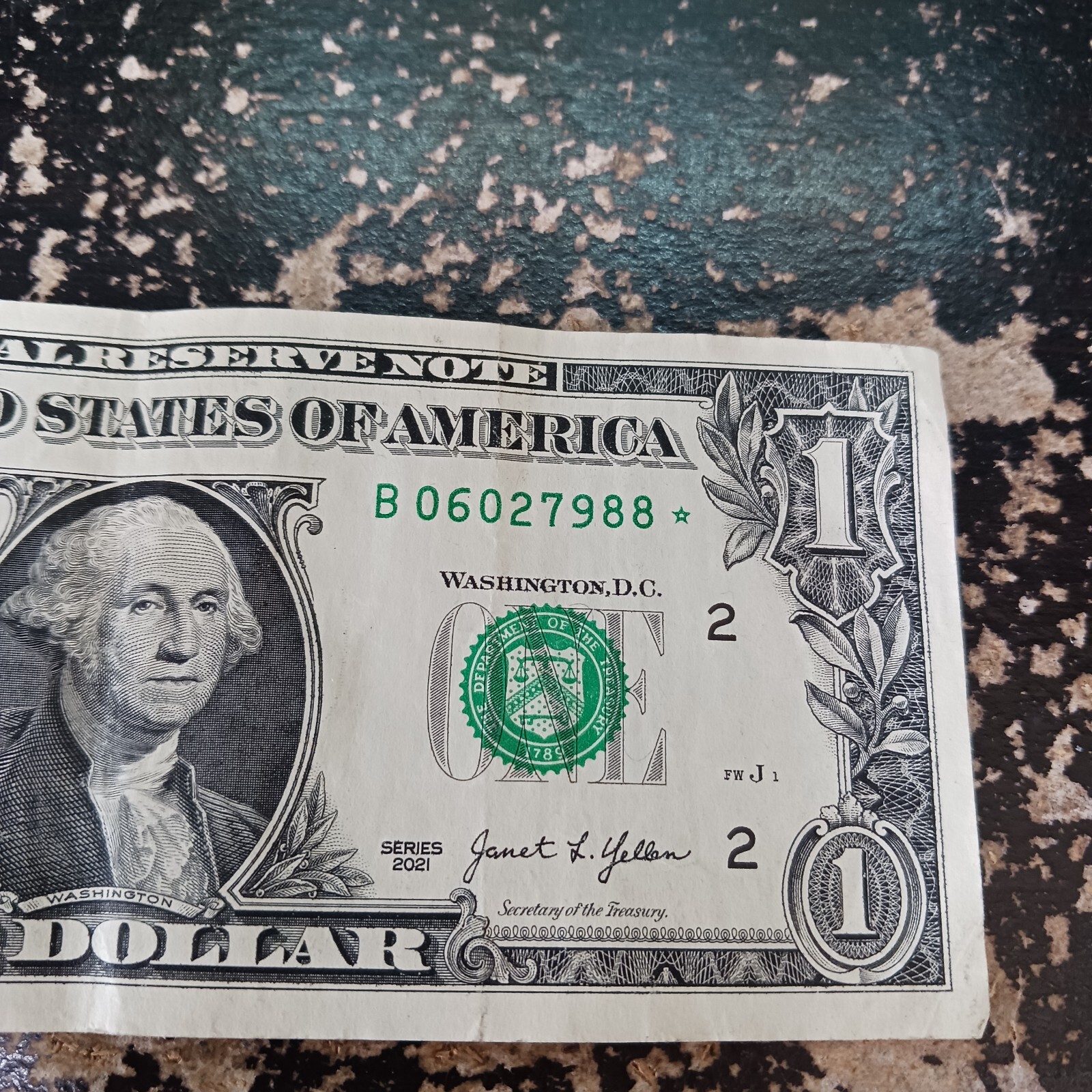 2021 1 DOLLAR STAR NOTE, B06027988* LOW PRINT, MINT, FREE SHIPPING | eBay