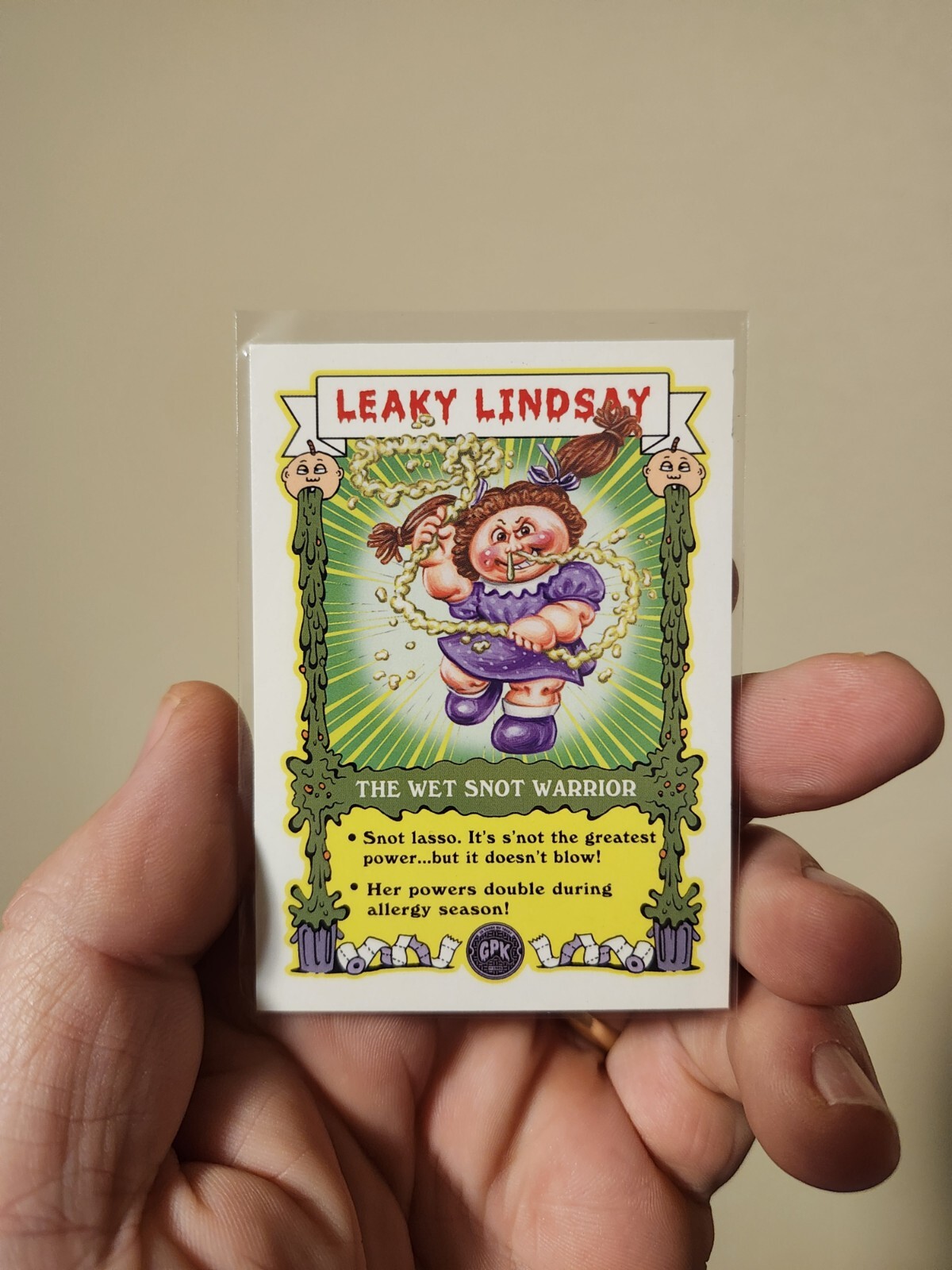 2024 Garbage Pail Kids Series 1 Kids at Play #TCG-4 Leaky Lindsay | eBay
