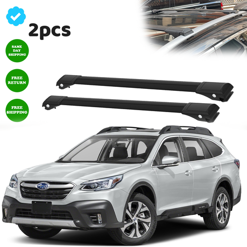 Fit Subaru Outback Wilderness 2022-2024 Roof Rack Cross Bars Black ...