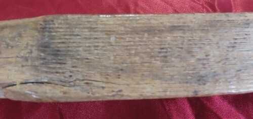 HAWAII ANCIENT HAWAIIAN KAPA BEATER PRE CONTACT, 14 1/2" KAUILA WOOD ...