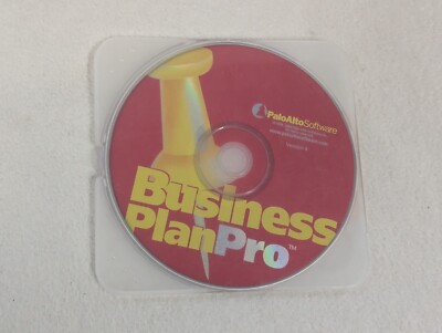 Business Plan Pro Version 4 CD-ROM Software Palo Alto Software w/ Key ...