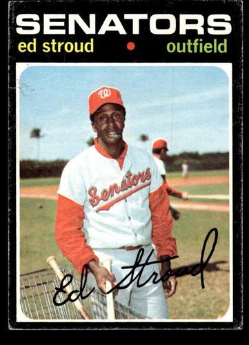 1971 Topps Ed Stroud #217 Washington Senators Baseball Card | eBay