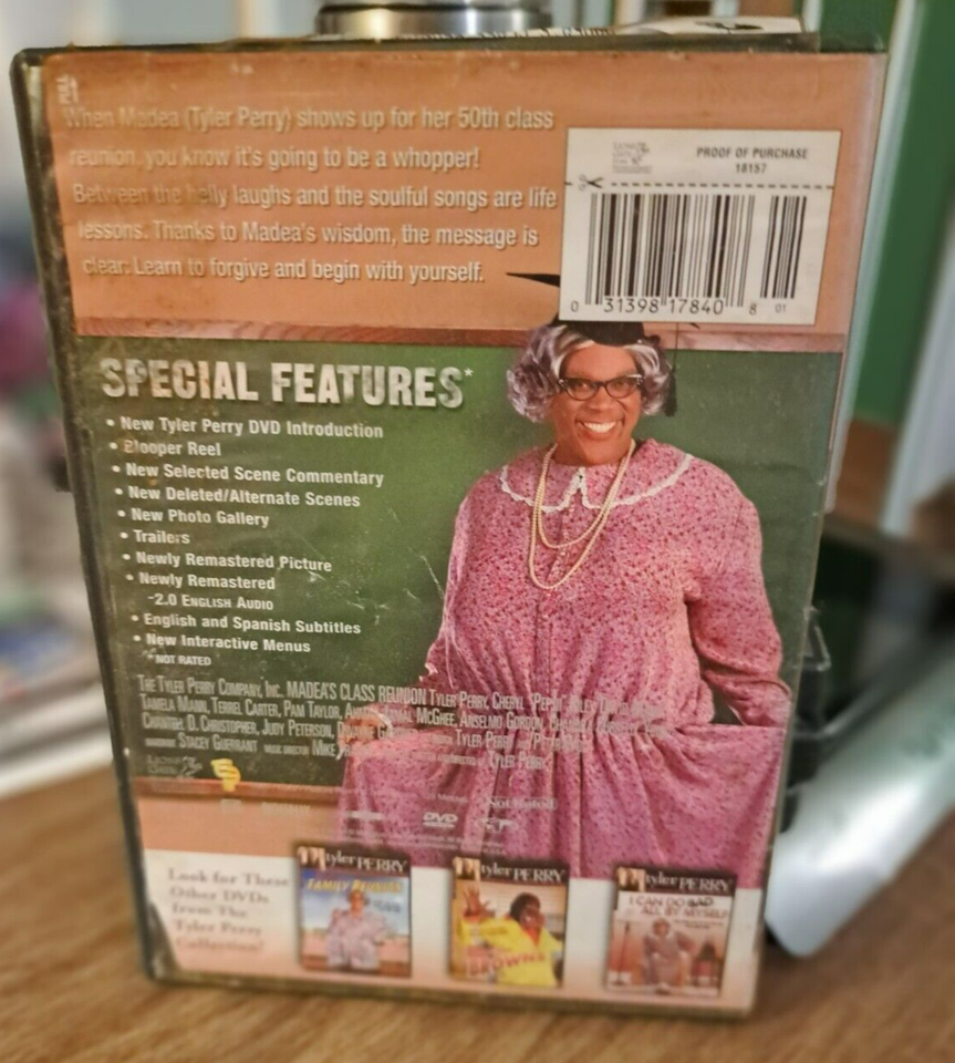 Tyler Perry's Madea's Class Reunion - The Play - DVD 31398178408| eBay