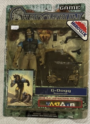 Vintage Shadowrun Duels Wizkids Action Figure Game G-Dogg Bouncer ...