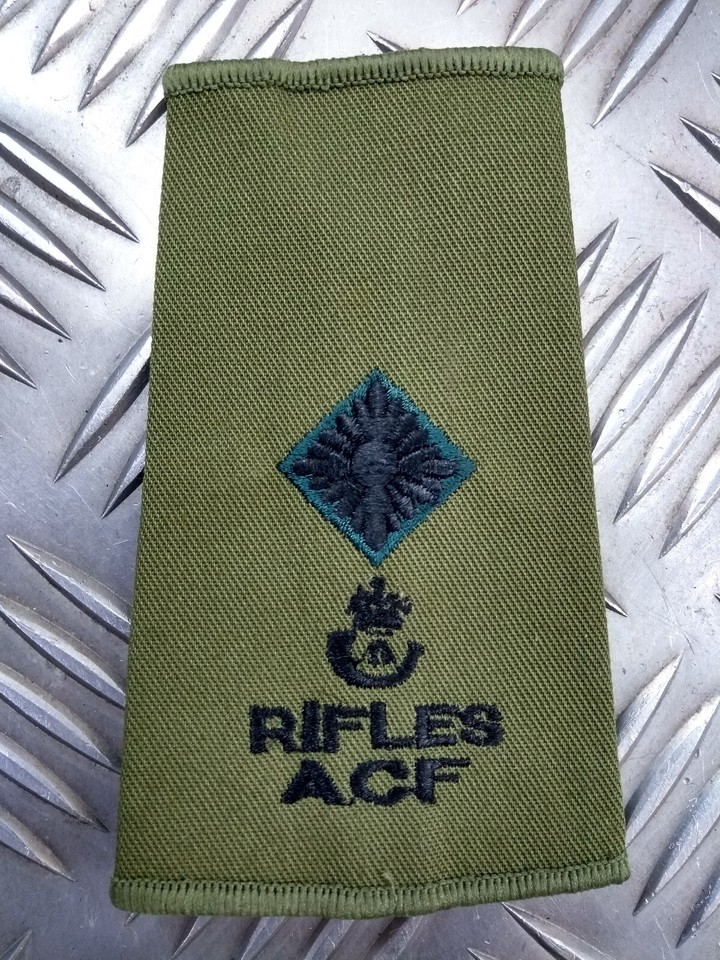 Gewehre Acf Od Grün Rang Schulterstücke Original British Army - Neu ...