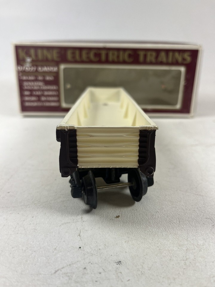 K-Line O/27 Gauge Electric Trains K6535 Gondola Bakers Chocolate W 4 ...