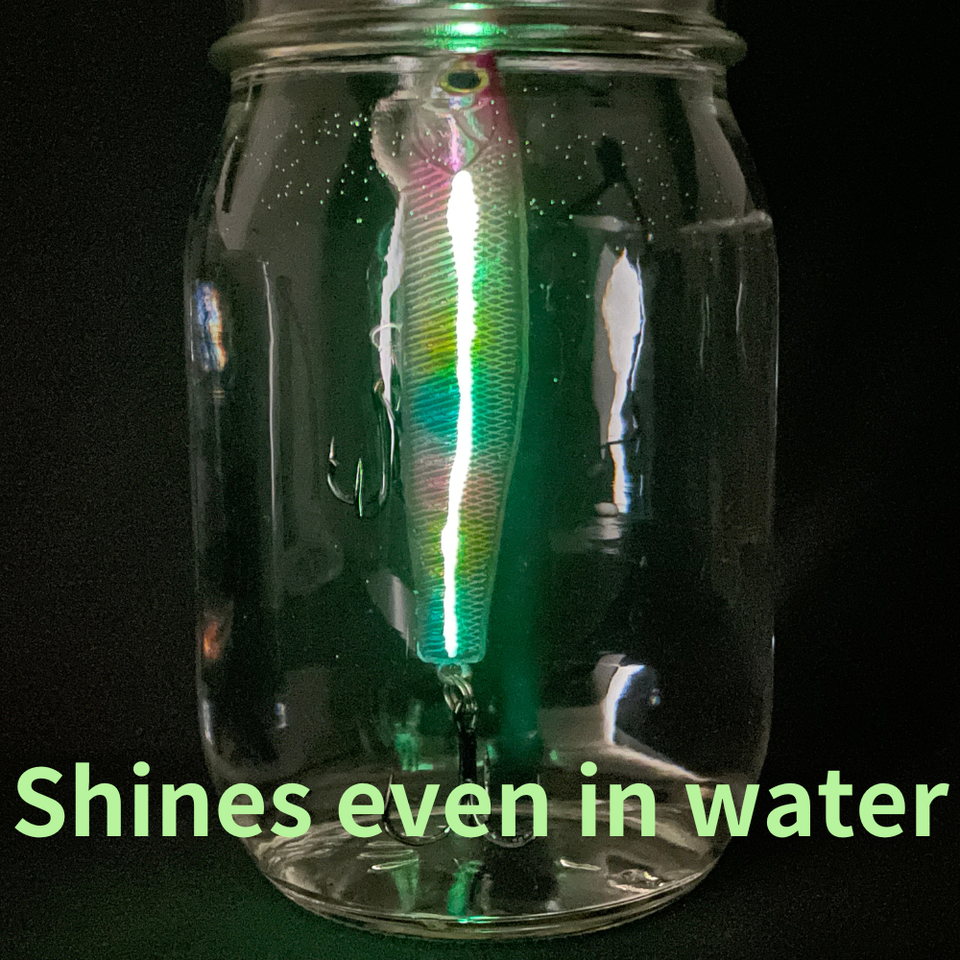 Glow in the Dark UV Resin LUMINEXUS Angler Fishing Lure DIY Light ...