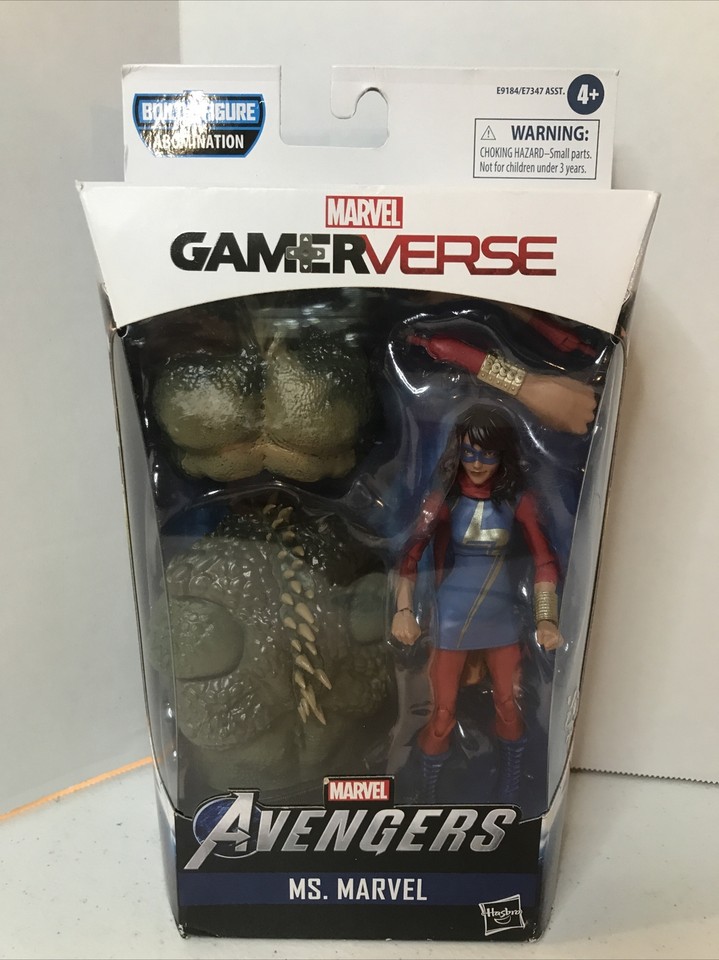 MARVEL LEGENDS HASBRO THE AVENGERS GAMERVERSE MS MARVEL ABOMINATION BAF ...