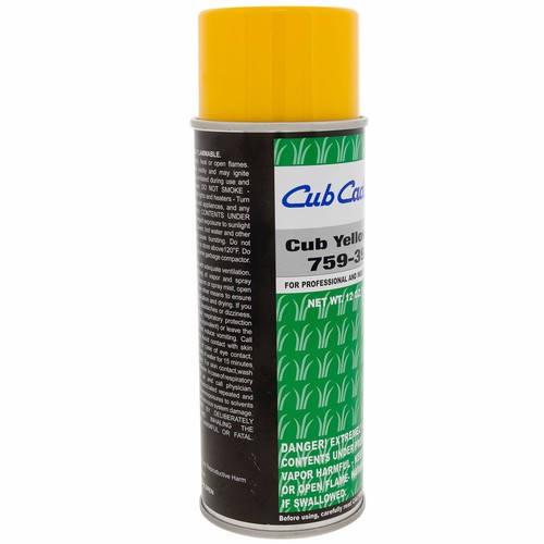 CUB CADET 759-3940 Cub Yellow 99 Spray Paint 12oz Aerosol Spray Paint ...