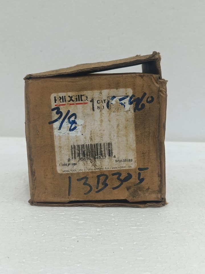 RIDGID 12R 3/8" BSPT DIE HEAD CAT NO 65960 MADE IN USA COMPLETE ...