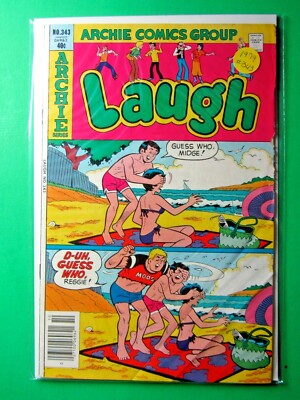 OCTOBER 1979 ARCHIE SERIES LAUGH COMICS #343 MIDGE REGGIE MOOSE | eBay