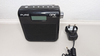 Pure One Mini - DAB Portable Radio - Black - With Power Adapter ...