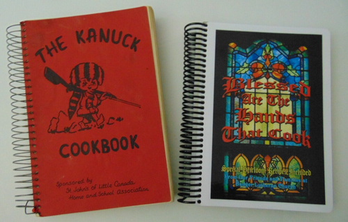 Lot of 2 Community Church cookbooks The Kanuck and Blessed are the ...