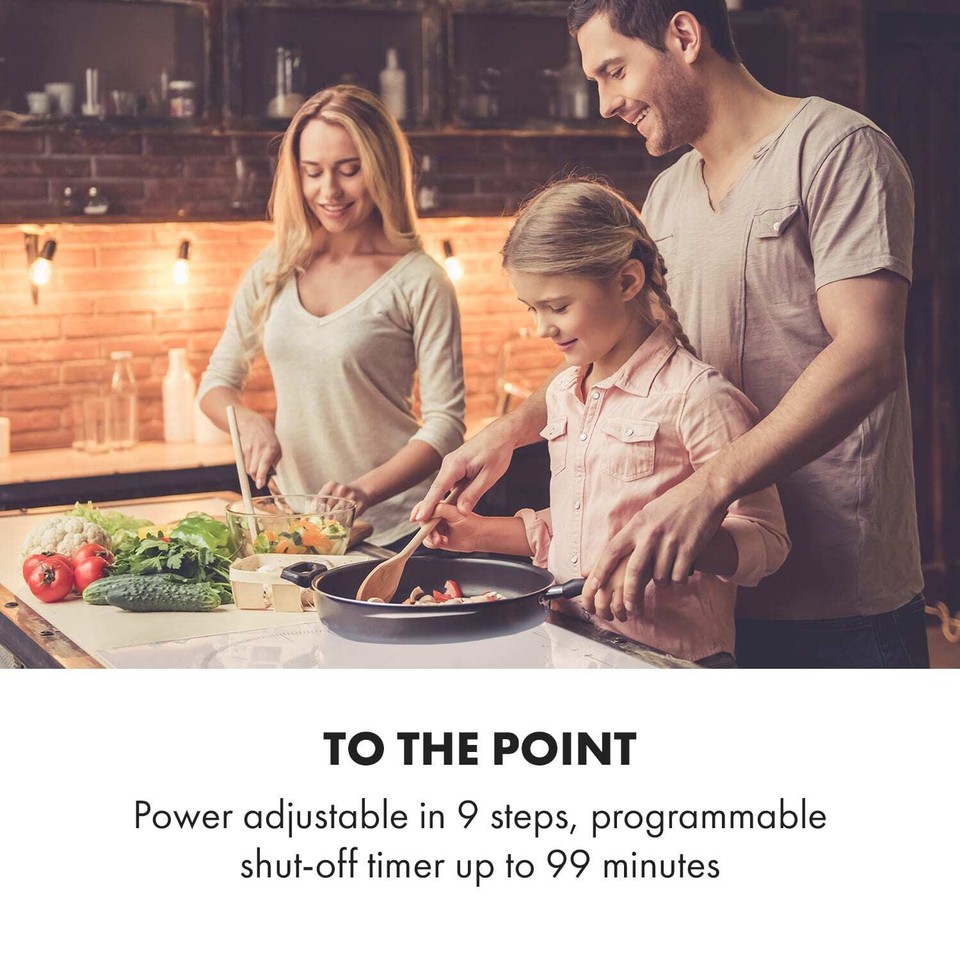 Induction Hob 90 cm 5 Ring Glass Ceramic Electric Induction Range ...