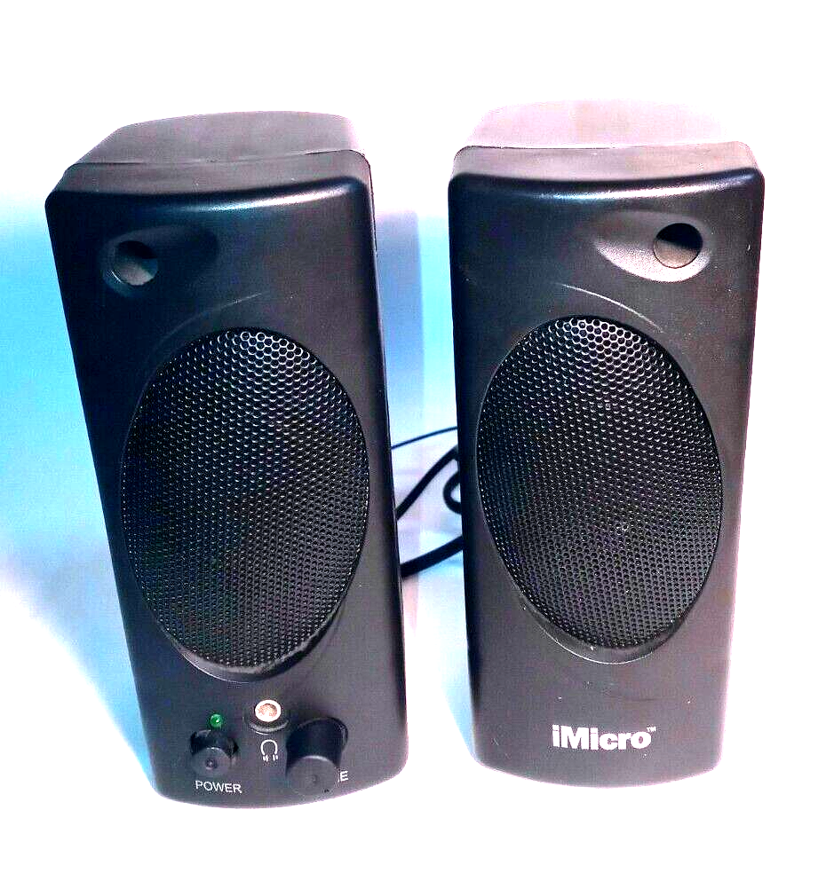 iMicro Set Of Portable Computer Speakers (Used) | eBay