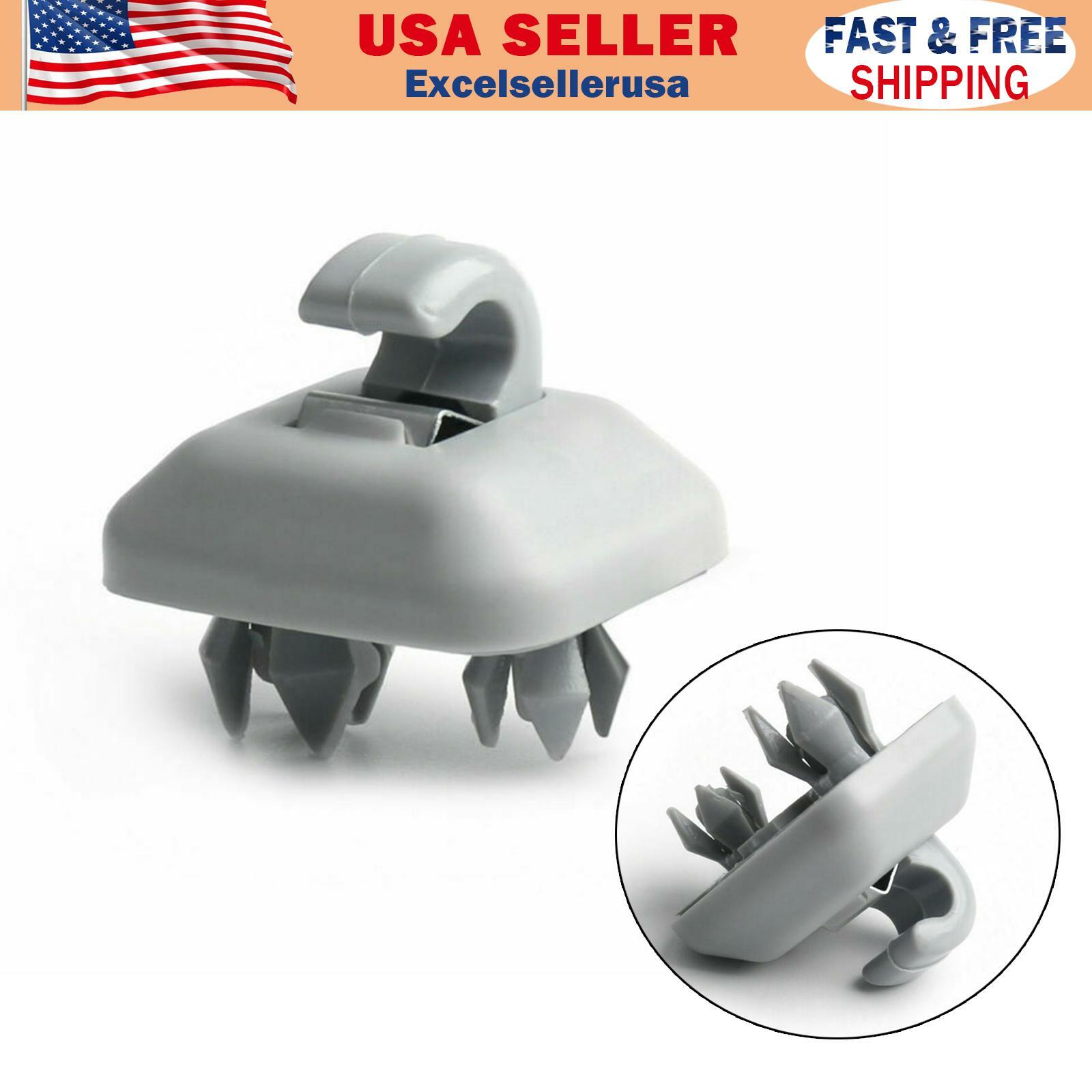 Grey Sun Visor Clip 8E0857562A fit for Audi A3 A4 A5 Q5 A7 B6 B7 B8 S4 ...