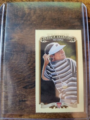 2012 Upper Deck Goodwin Champions Fred Couples Mini Parallel #97 Golf ...