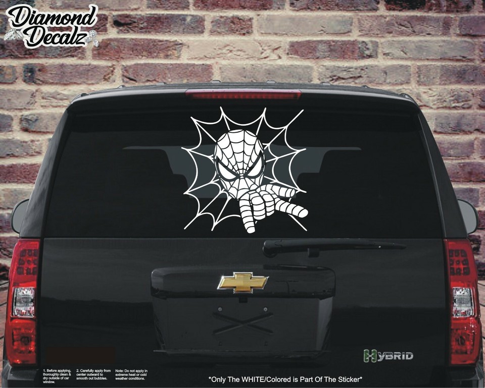 SpiderMan Spidey-Web Decal Marvel Comics Vinyl Sticker Car Truck Window ...