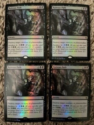 MTG- Ruinous Path x4 - Promo FOIL | eBay
